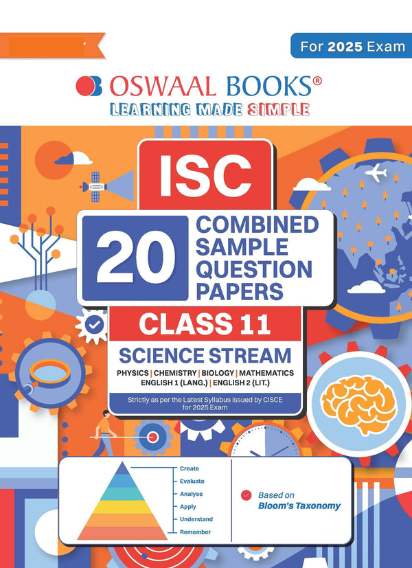 ISC 20 Combined Sample Question Papers | Class 11 | Science Stream | For 2025 Exam – Oswaal Books