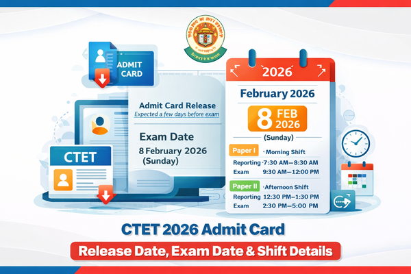 CTET 2026 Admit Card Release Date, Exam Date & Shift Details – Complet ...