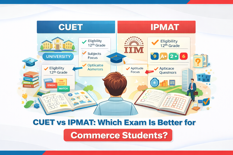 CUET vs IPMAT: Which Exam Is Better for Commerce Students? – Oswaal Books
