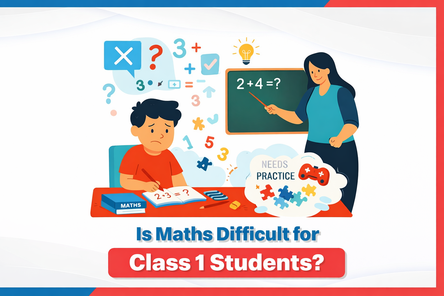 Is Maths Difficult for Class 1 Students? – Oswaal Books