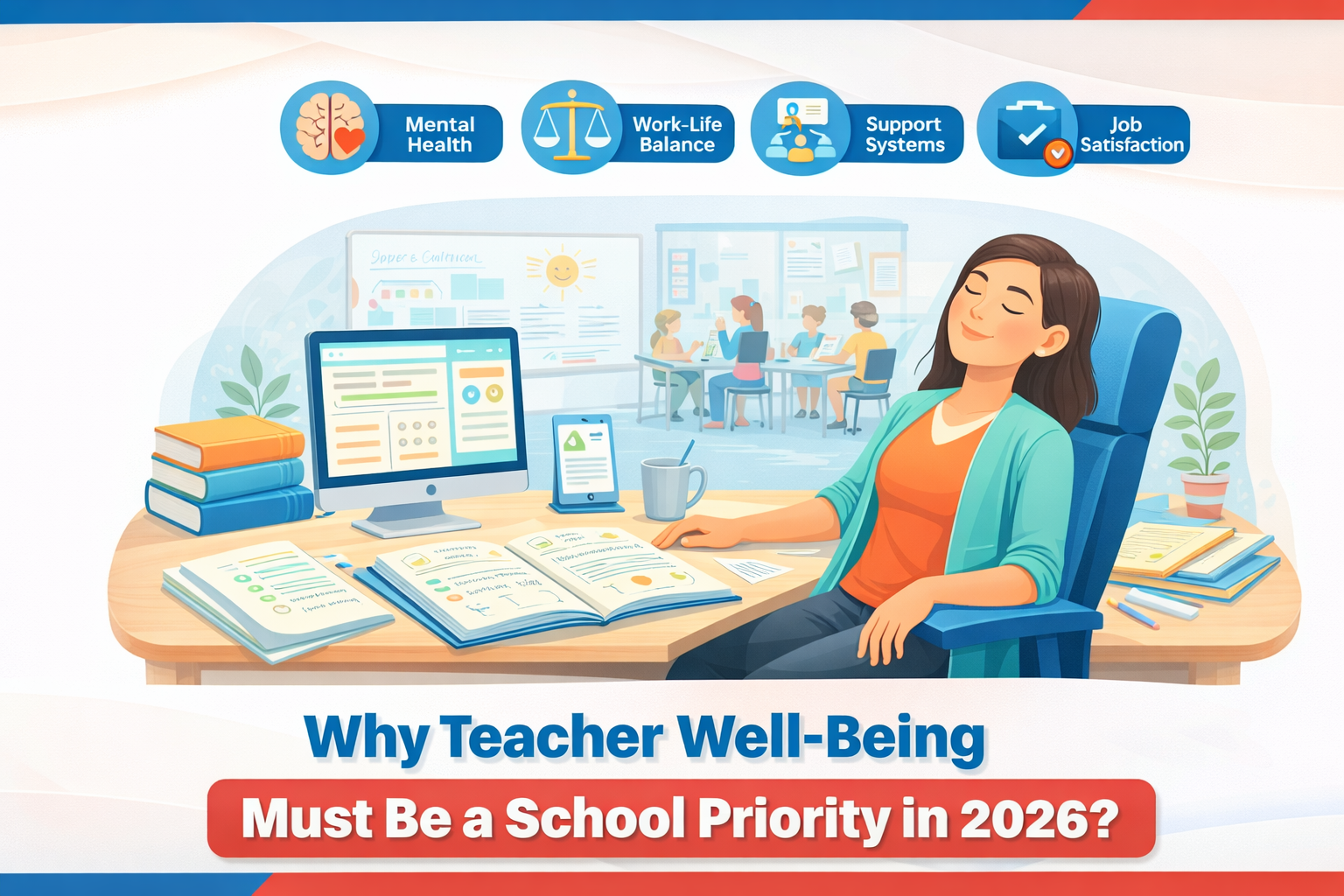 Why Teacher Well-Being Must Be a School Priority in 2026 – Oswaal Books