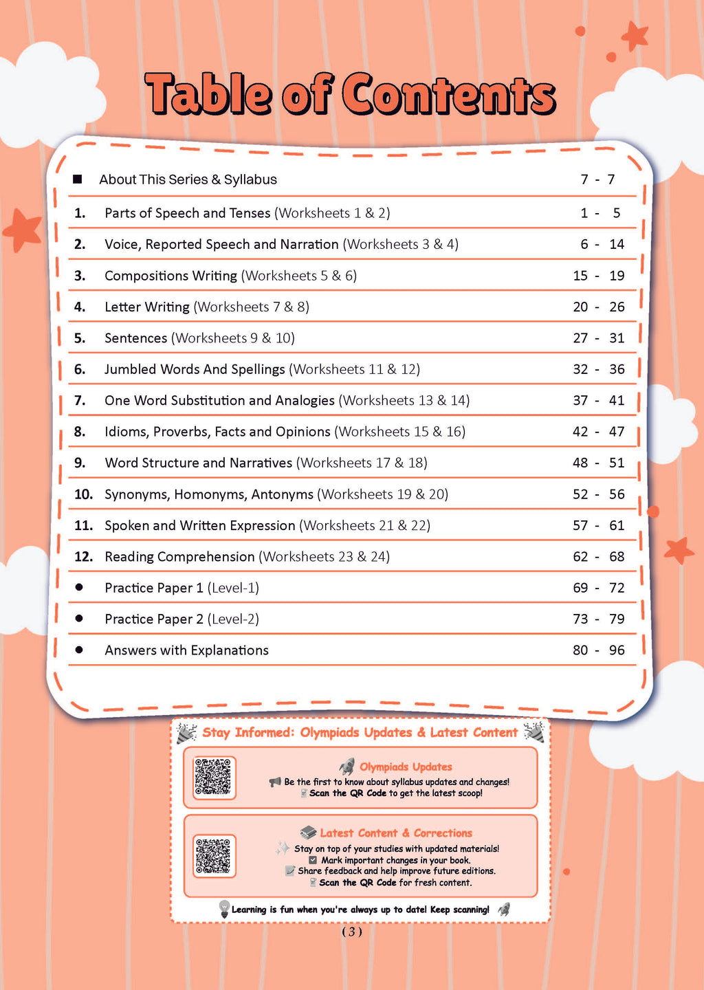 One For All Olympiads Workbook Class 8 English | Questions for SOF IEO ...
