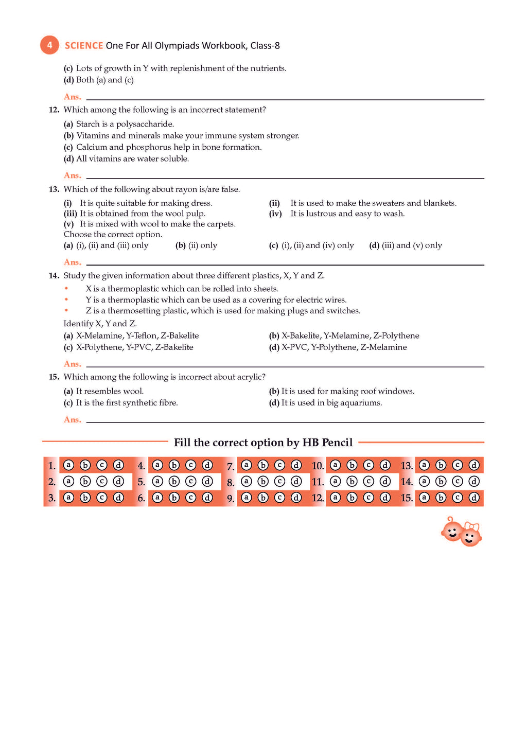 One For All Olympiads Workbook Class 8 Science | Questions for SOF NSO ...