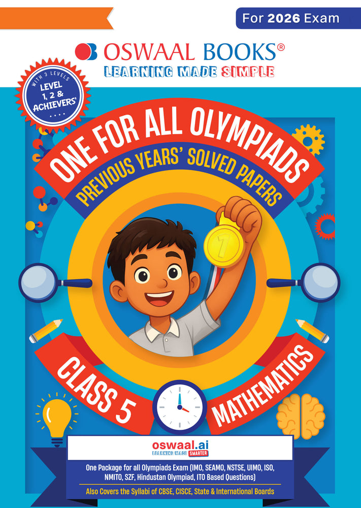 Maths Olympiad Books (Classes 1-8) for 2026 Exams – Oswaal Books