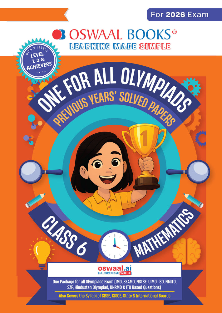 Maths Olympiad Books (Classes 1-8) for 2026 Exams – Oswaal Books