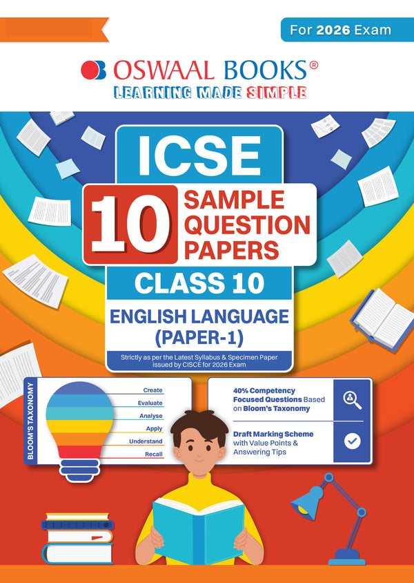 ICSE 10 Sample Question Papers Class 10 English Paper-1 (Language) for ...