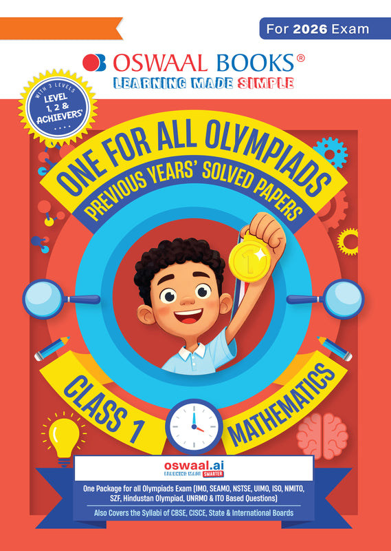 Maths Olympiad Books (Classes 1-8) for 2026 Exams – Oswaal Books