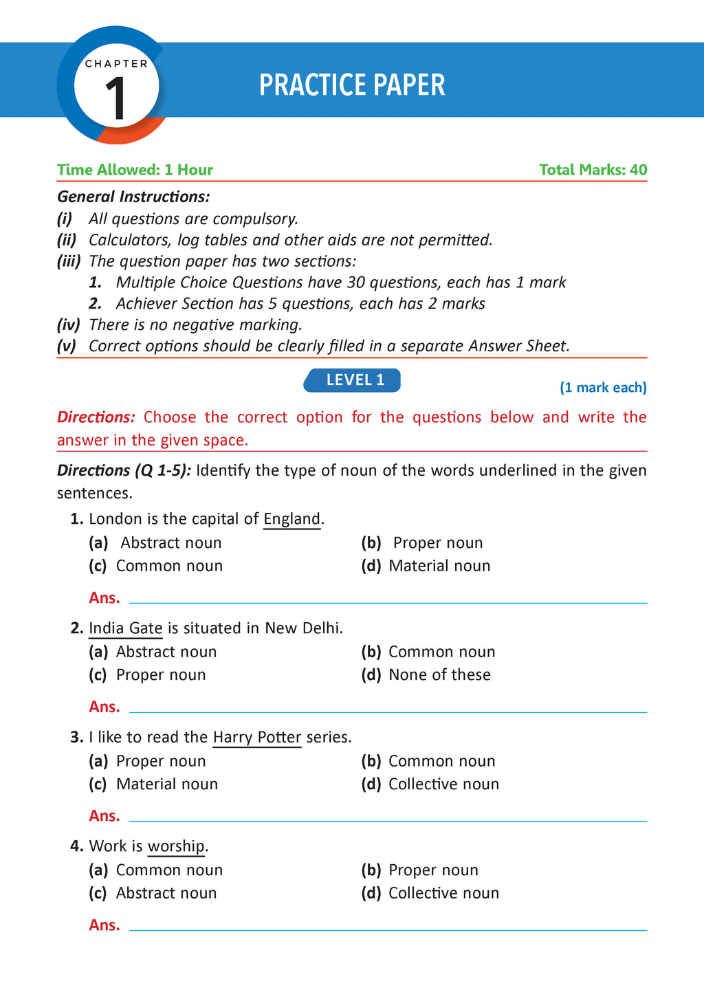 One For All Olympiads Workbook Class 3 English | Questions for SOF IEO ...