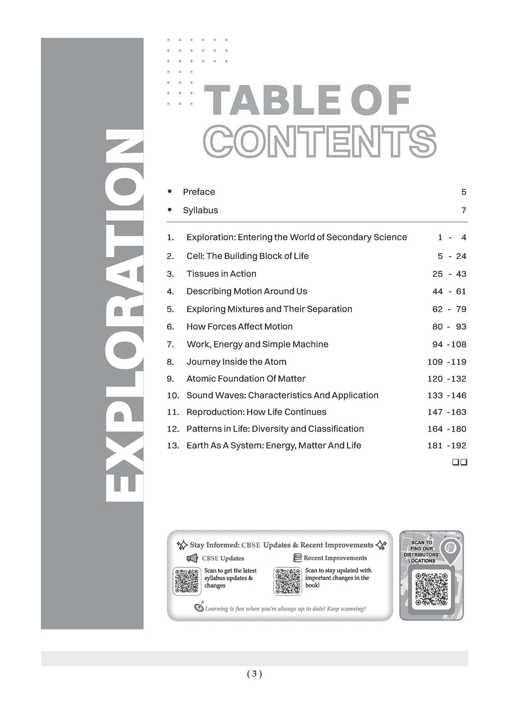 NCERT Textbook Solutions Science (Exploration) , Class 9 (Latest ...
