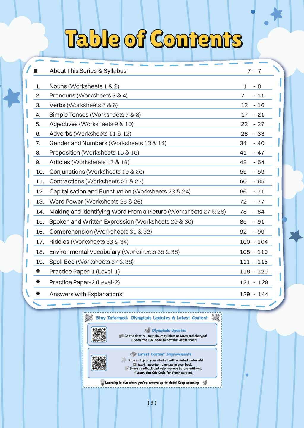 One For All Olympiads Workbook Class 2 English | Questions for SOF IEO ...