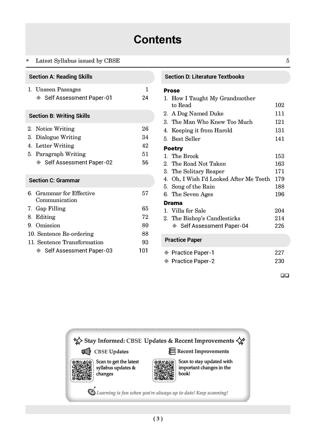 CBSE Question Bank English Communicative Chapter-wise & Topic-wise ...