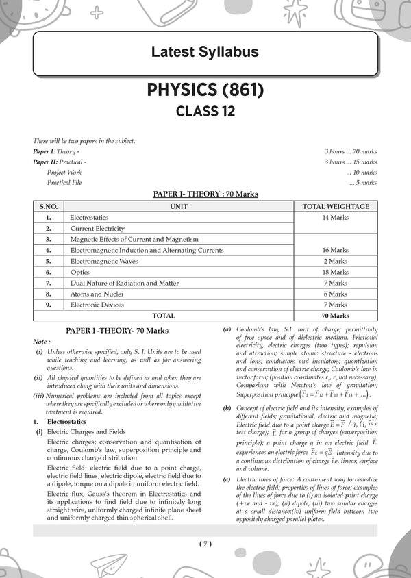 ISC Class 12, 10 Sample Question Papers Class + Competency Focussed ...