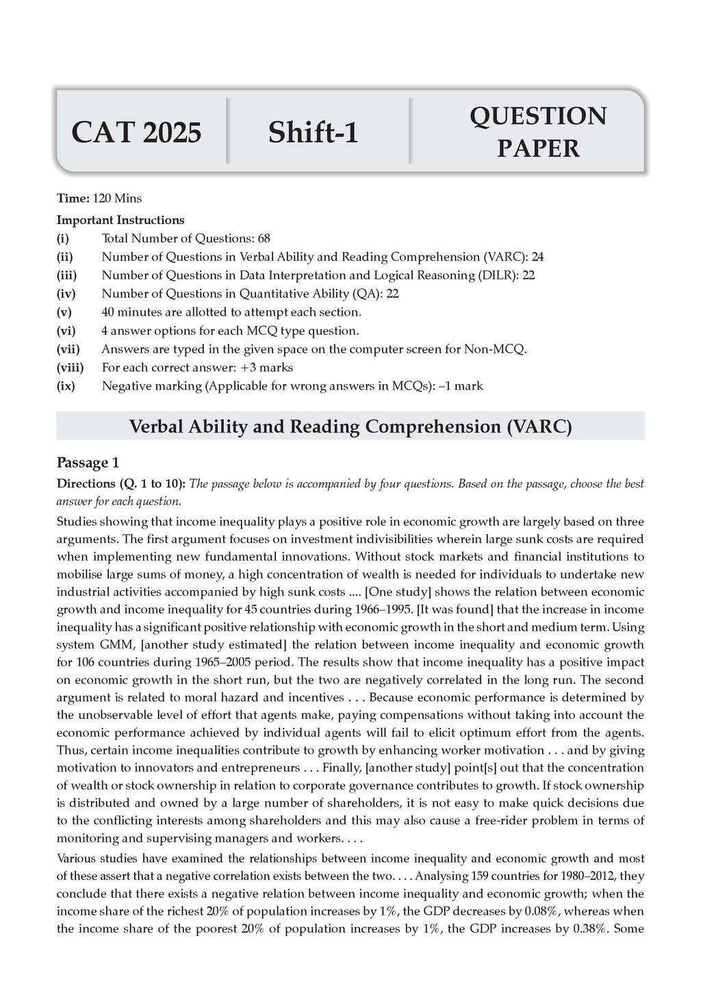 CAT 10 Years' Solved Papers + 10 Mock Test Papers (Set of 2 books ...