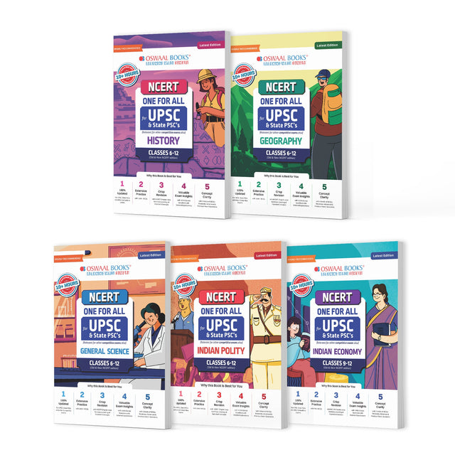 NCERT Books For UPSC & State PSC's | NCERT One for All | For Upcoming ...