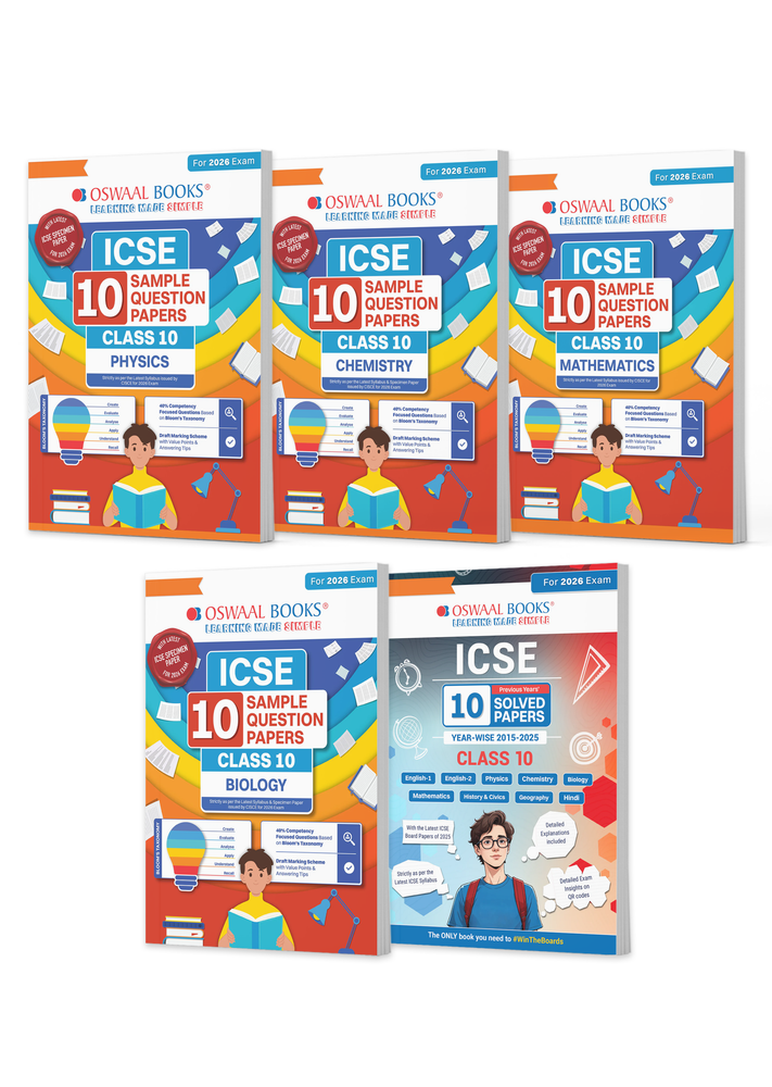 Best ICSE Class 10 Books for 2026 Board Exams - Buy Now – Oswaal Books