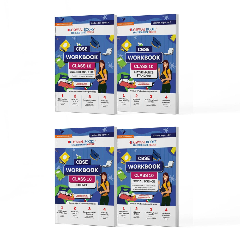 CBSE Workbooks Class 10 | For Latest Board Exams – Oswaal Books