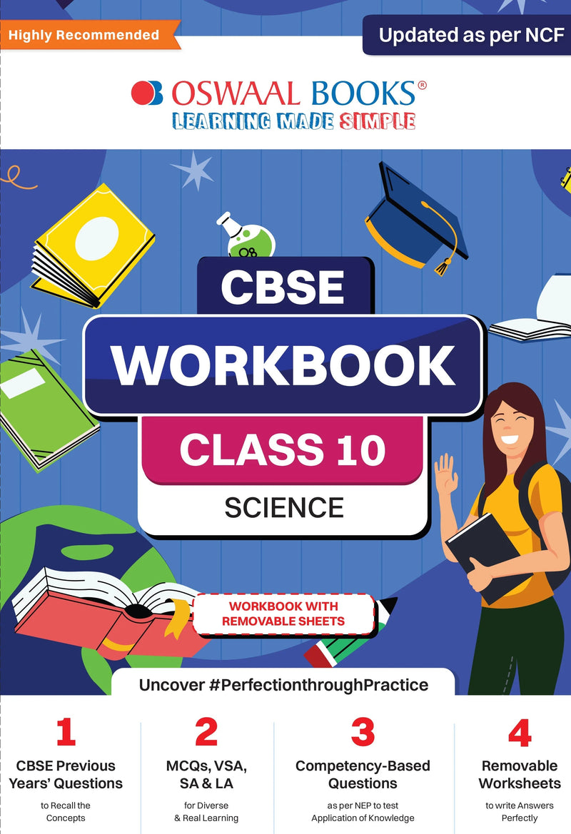 CBSE Workbook | Science | Class 10 | Updated As Per NCF | For Better ...