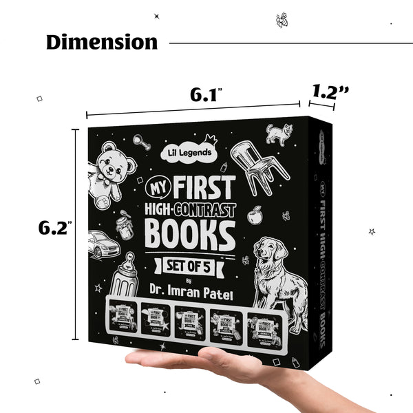 High Contrast Baby Book for Newborns | Visual Stimulation by Dr. Imran ...