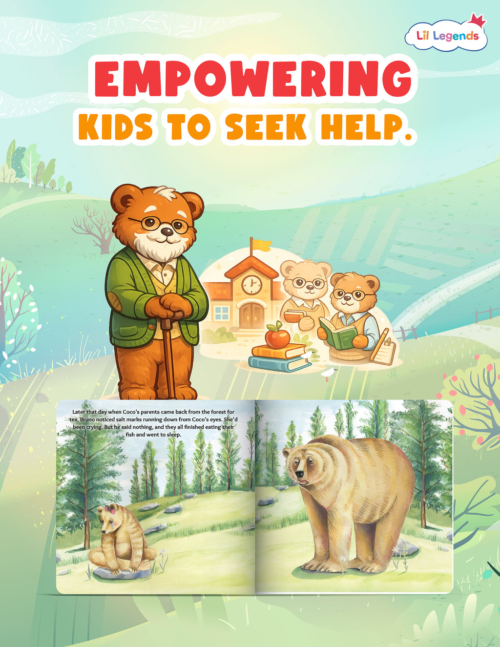 Buy A Life Lessons for Kids: A Bear Called Bruno – Lil Legends – Oswaal ...
