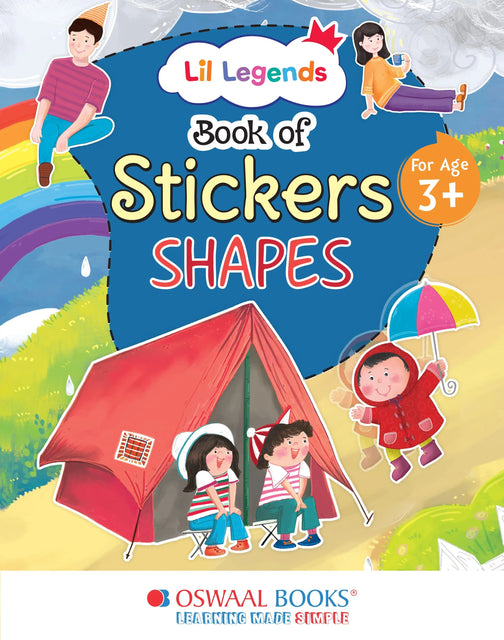 Lil Legends Stickers Shapes Books | For Age 3+ | For Kids – Oswaal Books