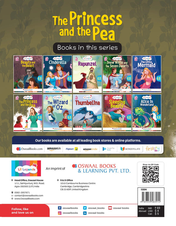 Lil Legends Fairy Tales- The Princess & The Pea, For Kids, Age 2-5 ...