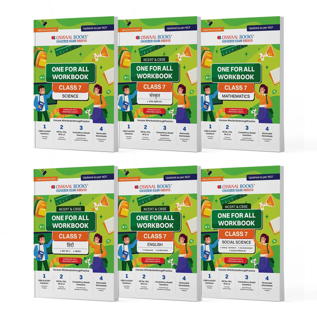 CBSE Workbooks for Class 7 | For 2024-25 Exams – Oswaal Books