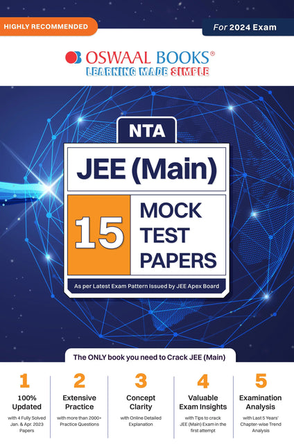 Best JEE Main Mock Test Sample Papers for 2025 Exam – Oswaal Books