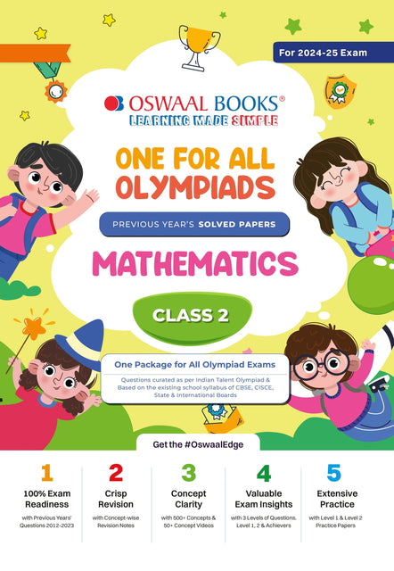 Olympiad Books Class 2 | For 2025 Exams – Oswaal Books