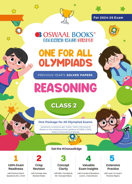 Olympiad Books Class 2 | For 2025 Exams – Oswaal Books