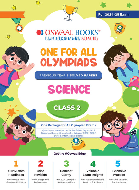 Olympiad Books Class 2 | For 2025 Exams – Oswaal Books