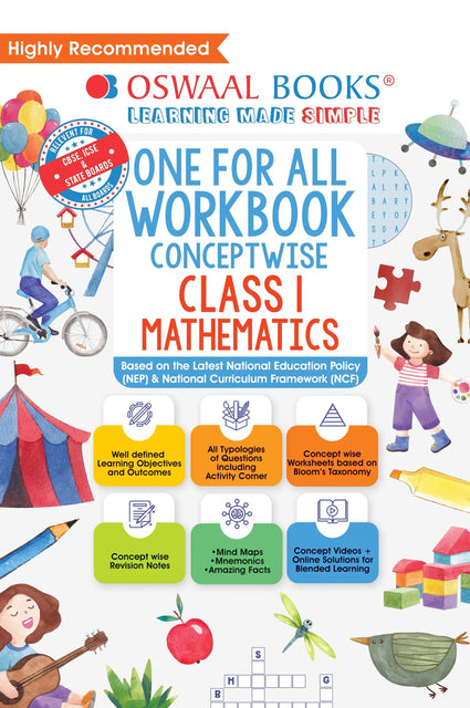 Latest CBSE Workbook Class 1 | For Exams 2024 – Oswaal Books and ...